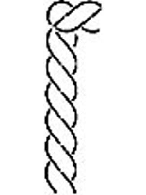 Quilting Stencil - Rope Border | Notions | PacCana Enterprises