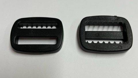 Nylon Slide Buckle w/Teeth 1", Black | Buckles | PacCana Enterprises